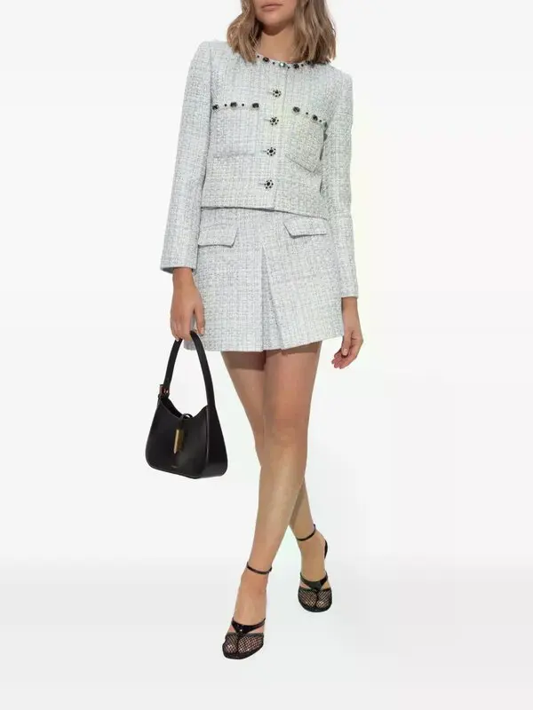 SELF-PORTRAIT Tweed Mini Skirt
