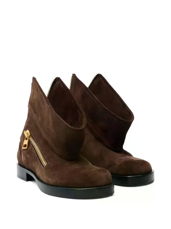 JW Anderson Leather Ankle Boots - Brown