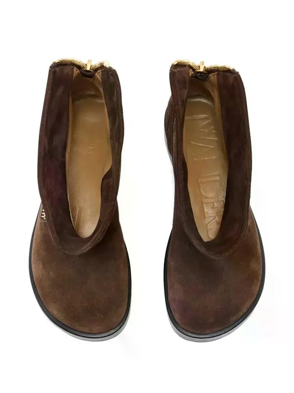 JW Anderson Leather Ankle Boots - Brown