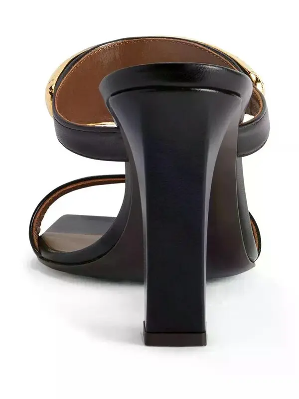 GIUSEPPE ZANOTTI Gz-ania Leather Sandals - Black