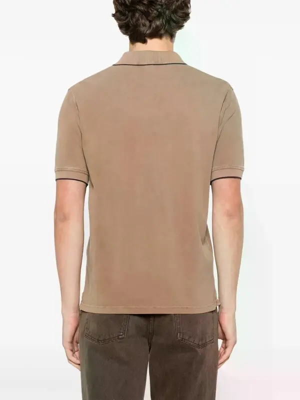 Herno Logo-embroidered Polo Shirt - Brown