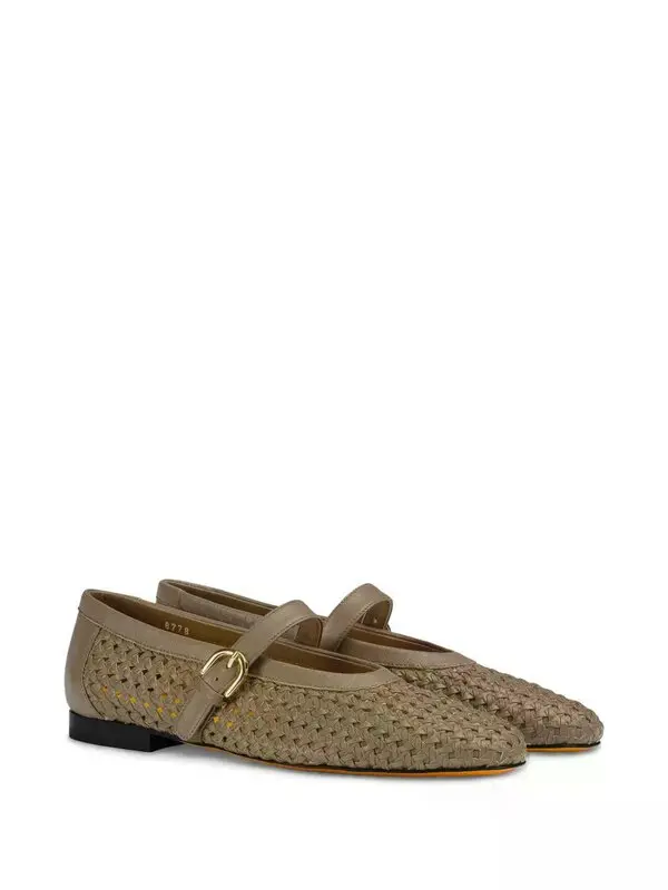 DOUCAL'S Leather Ballerinas - Brown