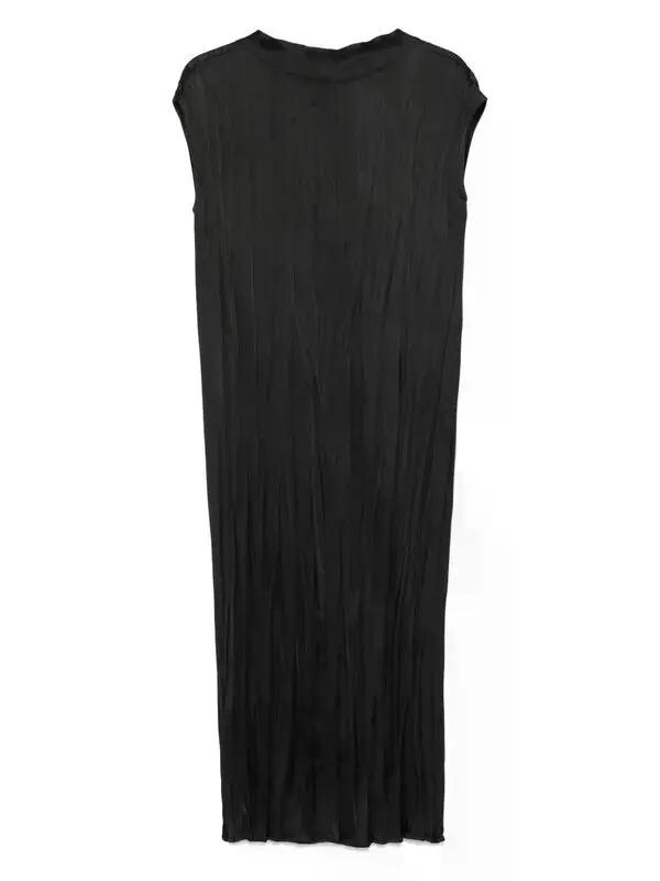 Antonelli Firenze Satin Midi Dress - Black
