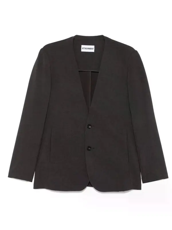 Attachment V-neck Blazer