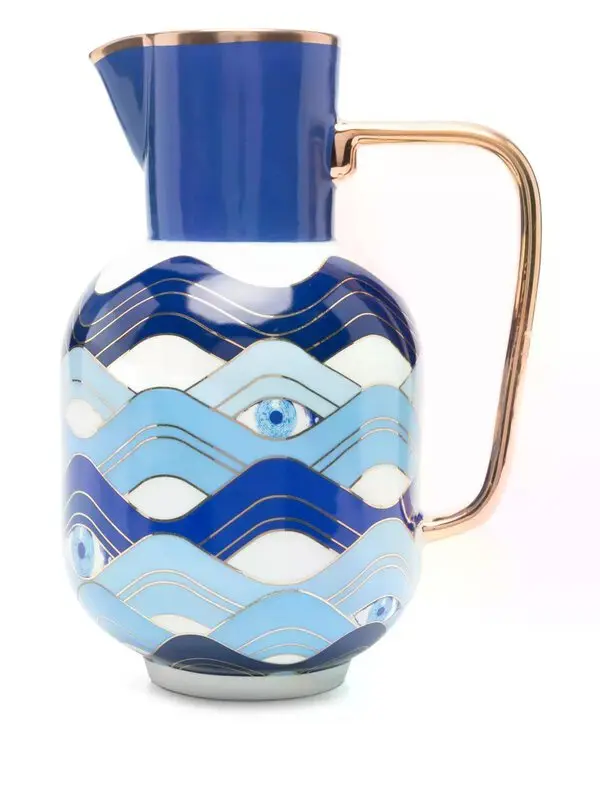 Jonathan Adler Druggist Pitcher - Blue