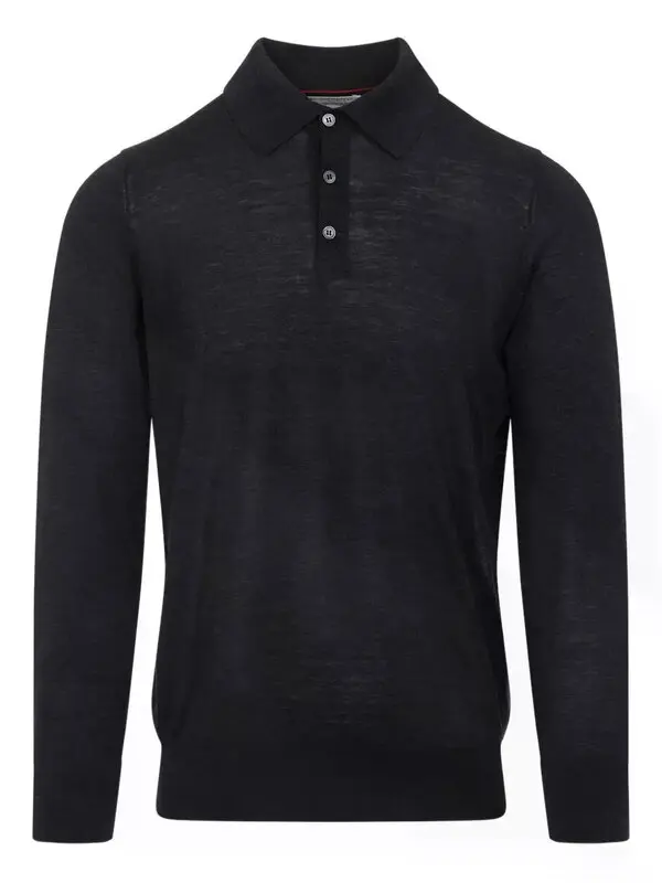 Brunello Cucinelli Fine-knit Polo Shirt