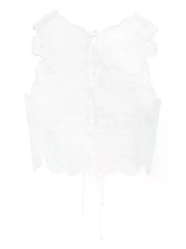Cecilie Bahnsen Alfie Blouse - White