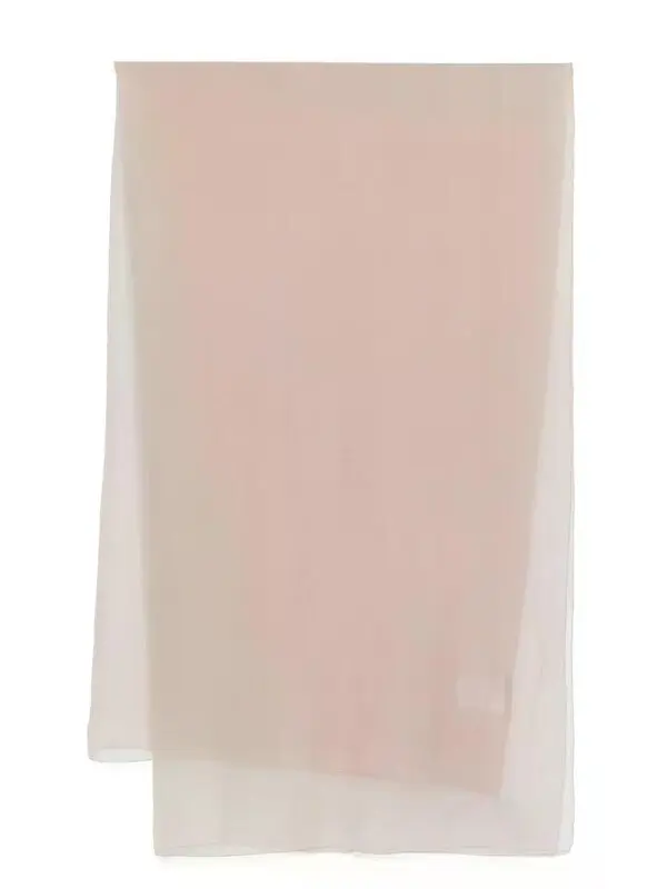Alberta Ferretti Silk Scarf - Neutrals