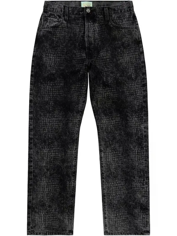 Aries Patterned Full Length Jeans