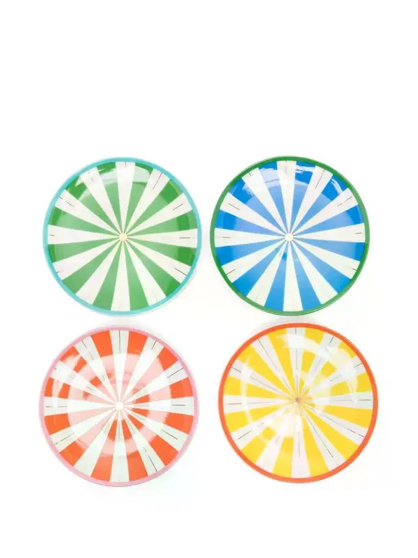 Jonathan Adler Portofino Coasters - Orange