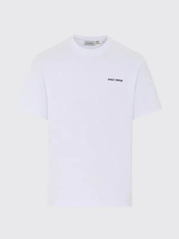 DAILY PAPER Short-sleeve Cotton T-shirt With Contrast Logo