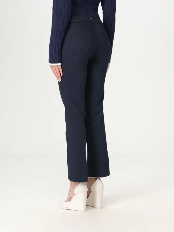 Liu Jo Tailored Stretch Pants With Embellished Logo