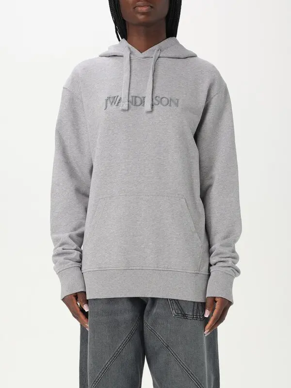 JW Anderson Logo Hoodie - Grey