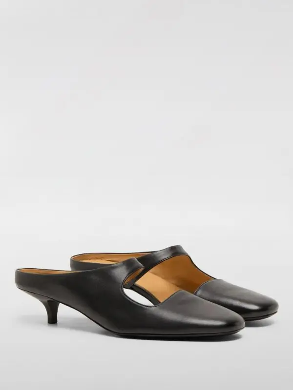 Marsèll Leather Mules - Black