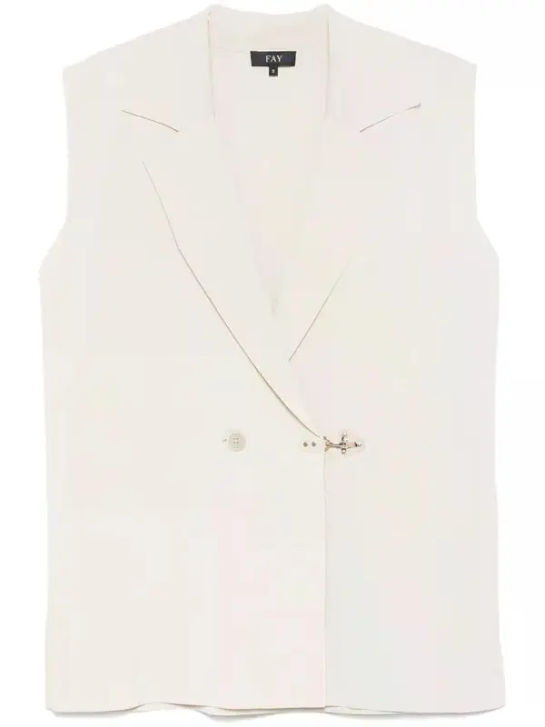 FAY Double-breasted Waistcoat - Neutrals
