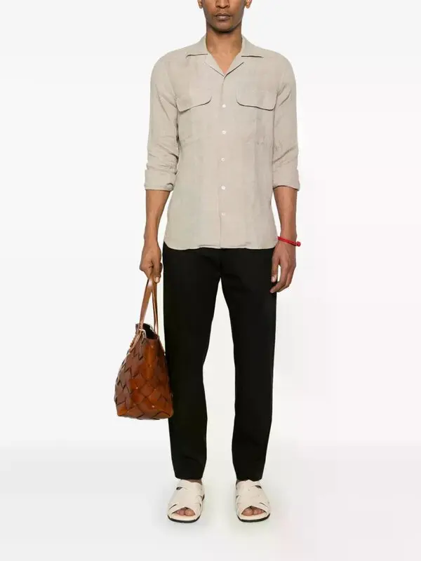 Tagliatore Rowan Shirt - Neutrals