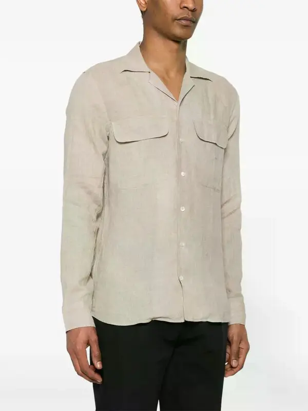 Tagliatore Rowan Shirt - Neutrals