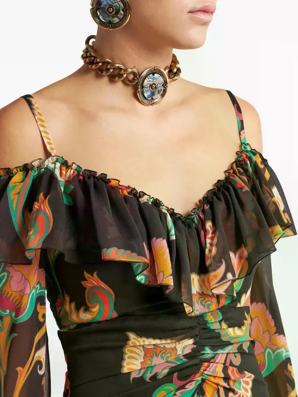 Etro All-over Floral Print Dress