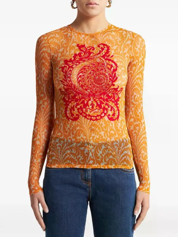 Etro Shell-print Sweater