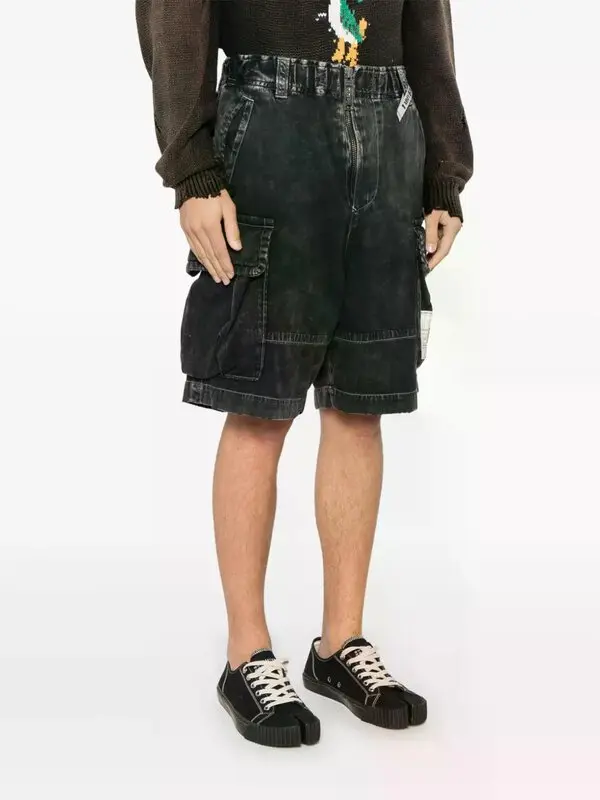 Mihara Yasuhiro Denim Cargo Shorts