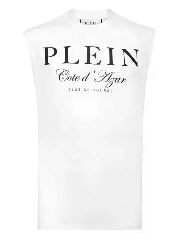 Philipp Plein Club De Course Vest - White