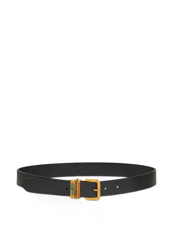 Etro Leather Belt - Black