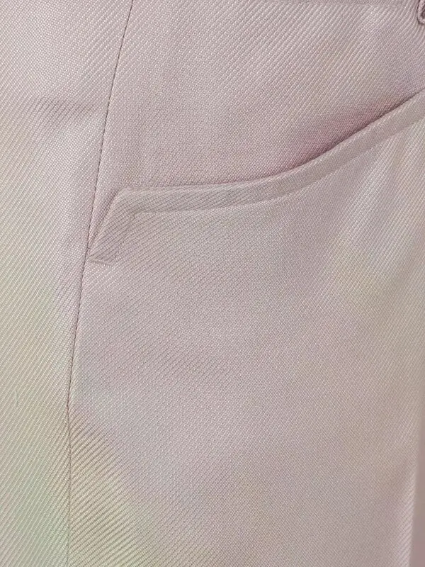 TOM FORD Silk Trousers - Grey