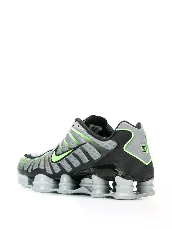 Nike Shox Mesh Panel Sneakers - Grey
