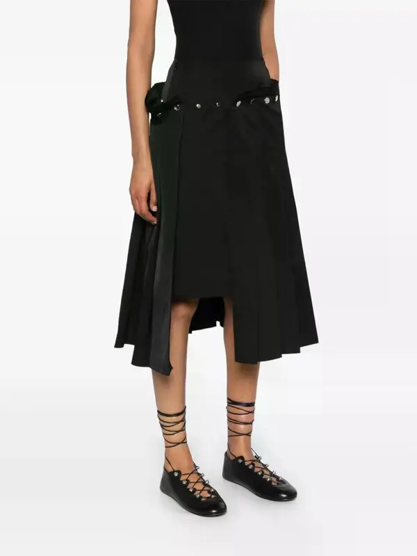 Rokh Layered Pleated Skirt