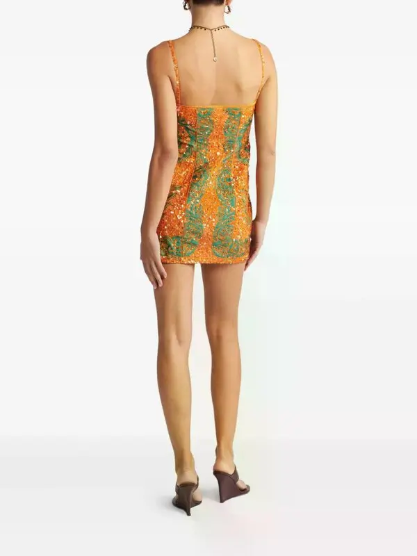 Etro Sequin-embroidered Mini Dress