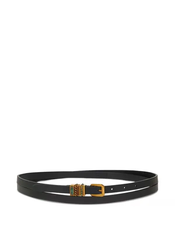 Etro Leather Belt - Black