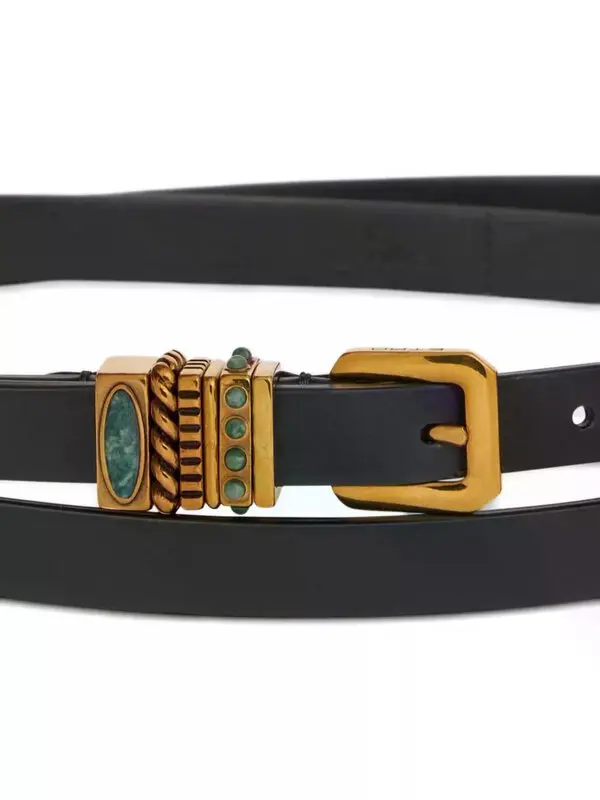 Etro Leather Belt - Black