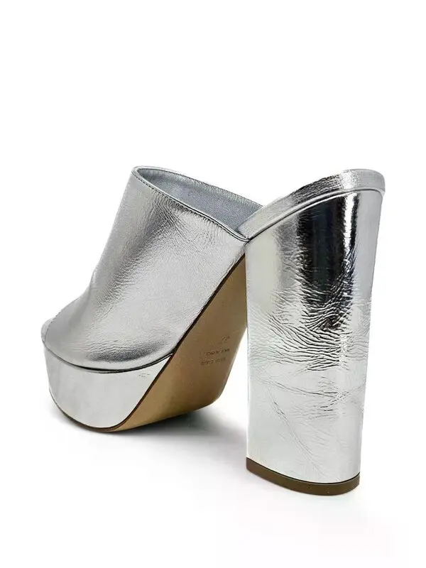 MADISON MAISON 120mm Marilu Platform Sandals - Silver