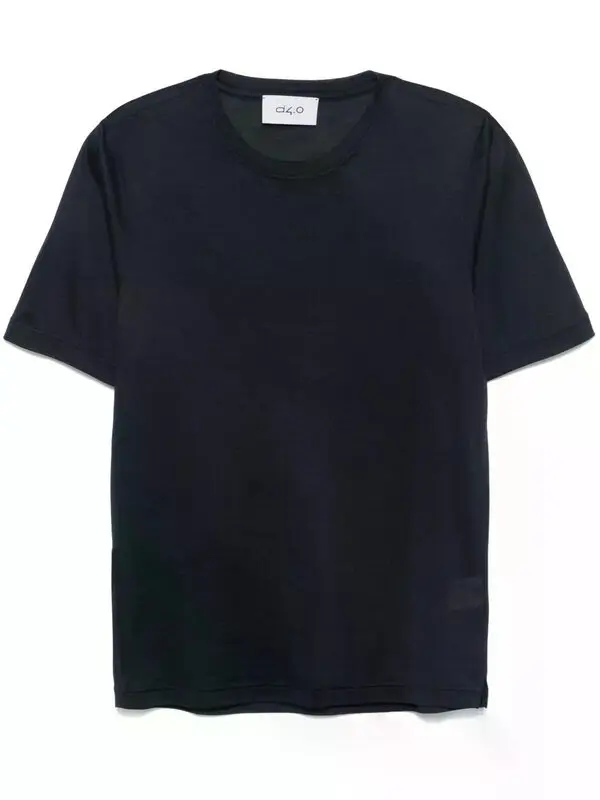 D4.0 Silk T-shirt - Blue