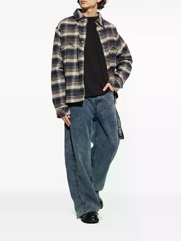 Rhude Logo Embroidered Cotton Crewneck Sweatshirt