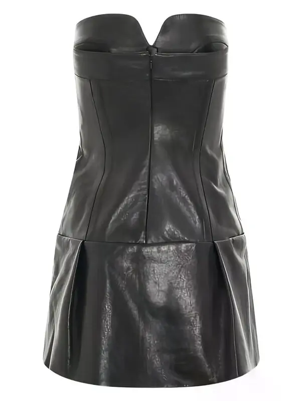chinese dress ladies Khaite Hilda Leather Dress