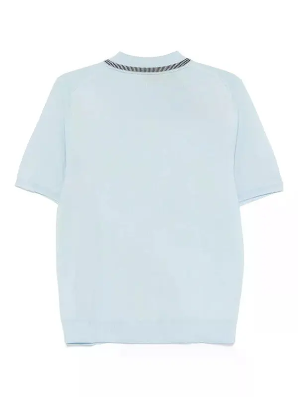 Paul Smith Wool Polo Shirt - Blue
