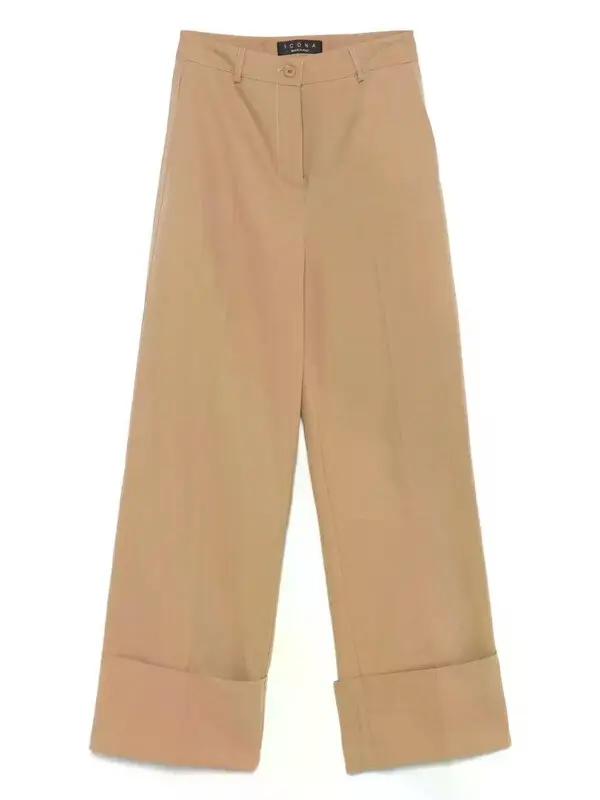 KAOS Turn-up Hem Trousers