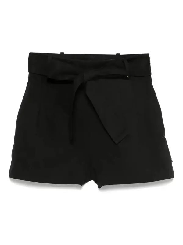 Moncler Gabardine Pleated Shorts