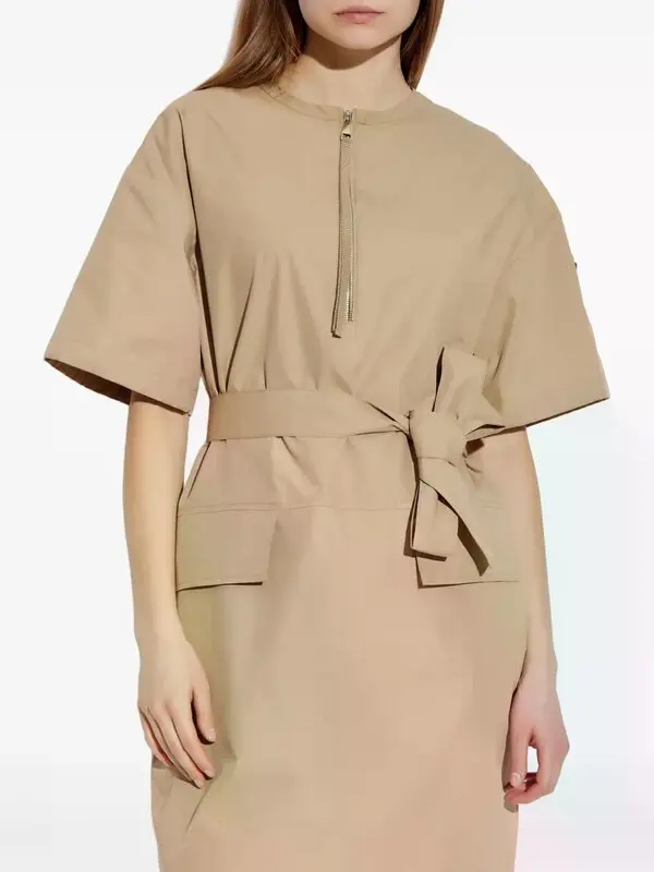 Moncler Belted Midi Dress