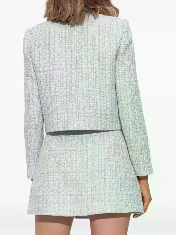 SELF-PORTRAIT Rhinestone-embellished Tweed Jacket
