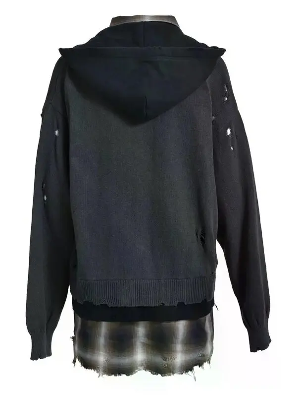 Mihara Yasuhiro Distressed Hooded Jacket