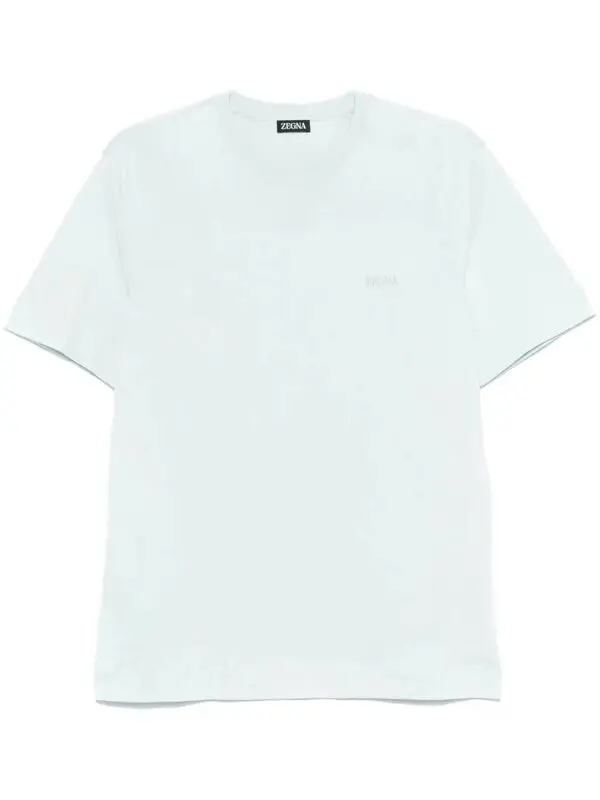 Zegna Logo-embroidered T-shirt