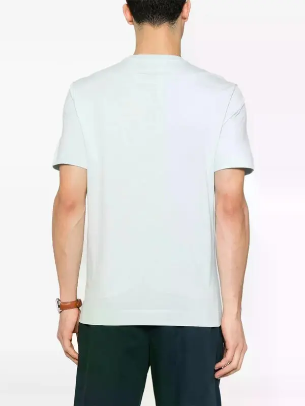 Zegna Logo-embroidered T-shirt