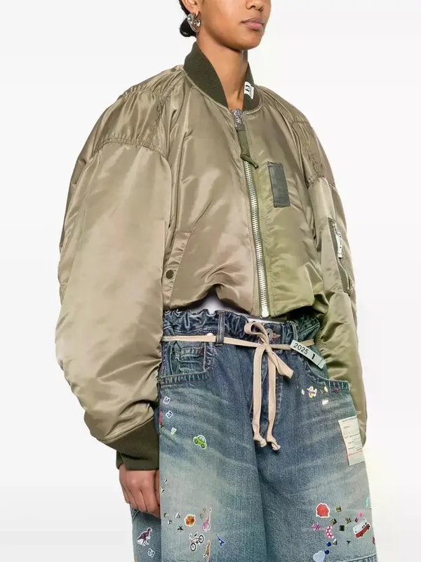 Mihara Yasuhiro Cropped Bomber Jacket