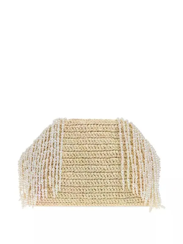 SELF-PORTRAIT Pearl-embellished Tote