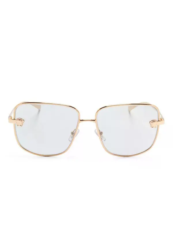 Versace Square Frame Sunglasses - Gold