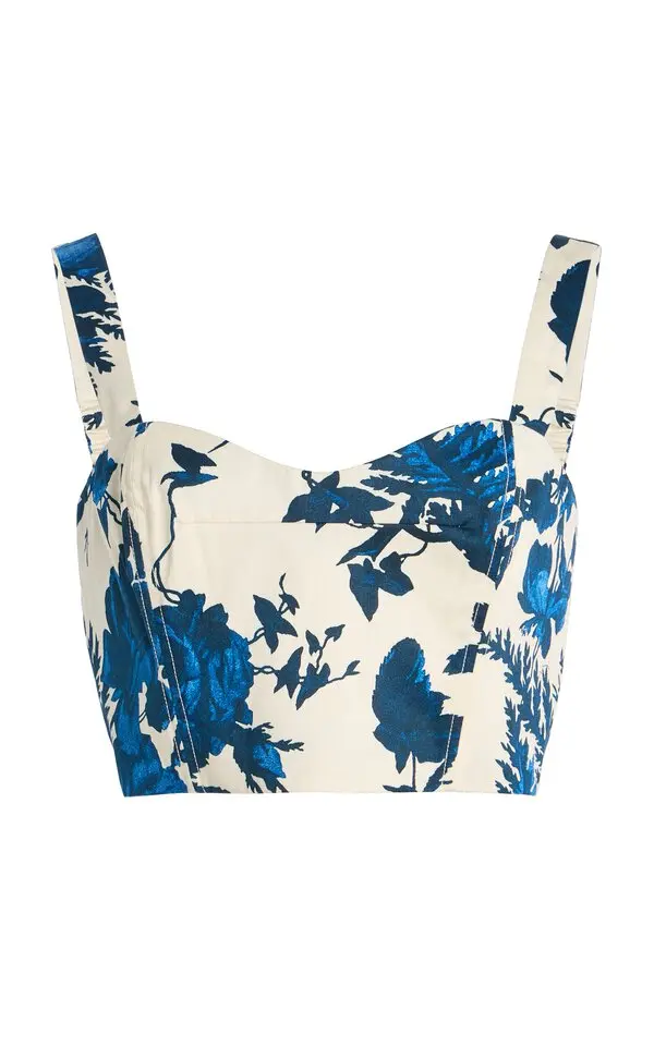 Cara Cara Opal Rosehip-printed Cotton Top - Floral