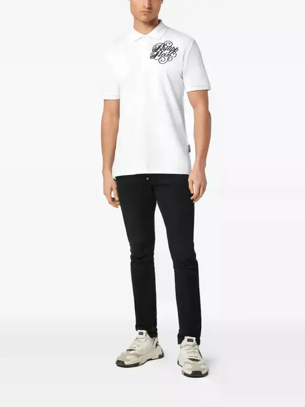 Philipp Plein Coursive Polo Shirt