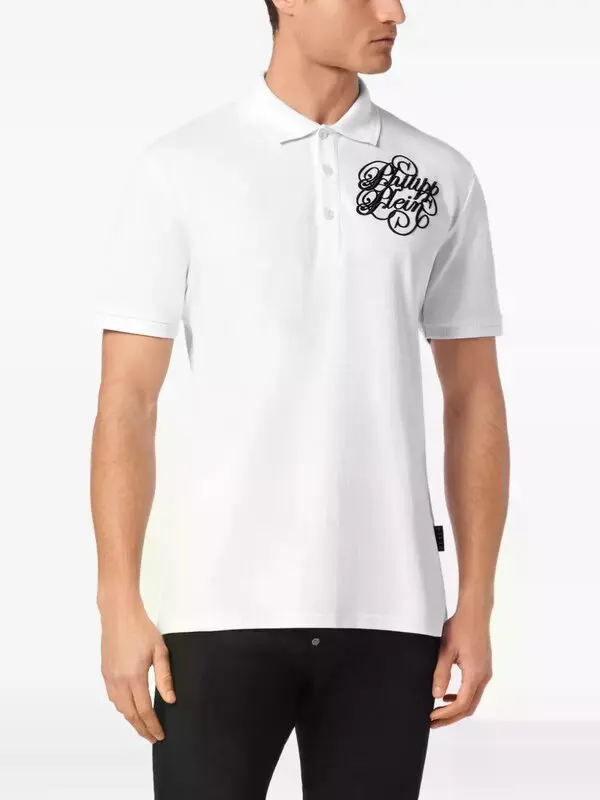 Philipp Plein Coursive Polo Shirt